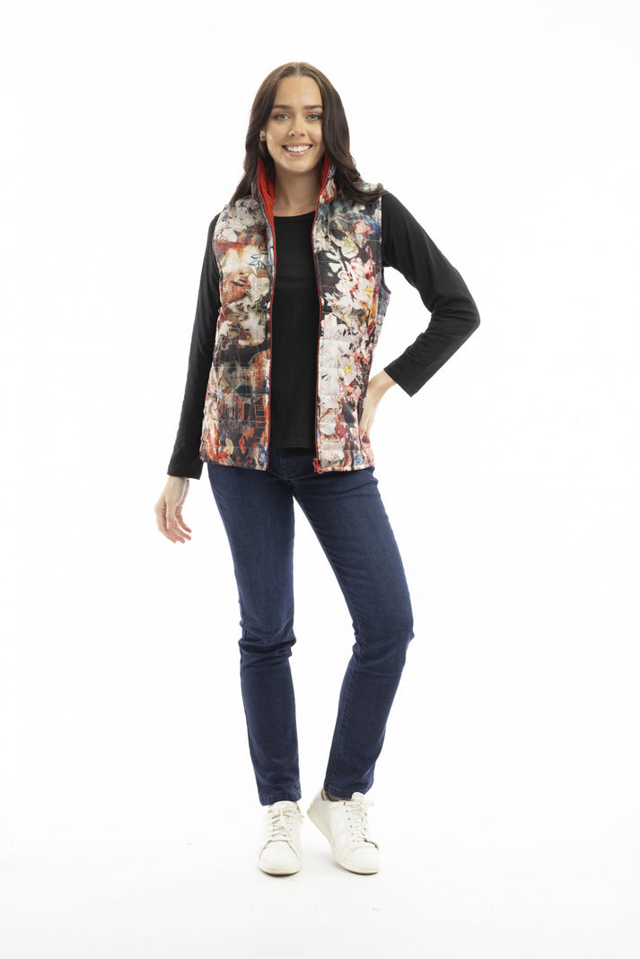 Orientique Reversible Puffer Vest – The Special Size Co