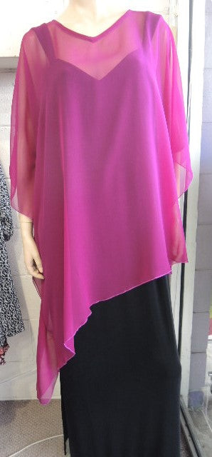 Plusss Sheer overlay top – The Special Size Co